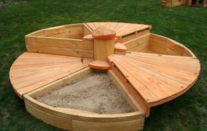 Outdoor Playground Ideas, DIY Sandboxes, 50 Fun Kids Designs