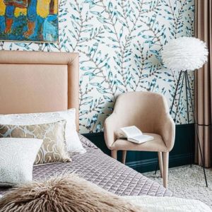 How to Match Wall Paint Colors and Modern Wallpaper, Interior Trends
