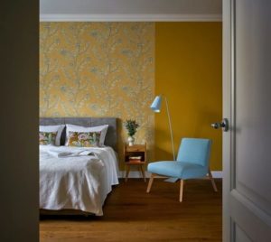 How to Match Wall Paint Colors and Modern Wallpaper, Interior Trends