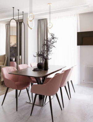 New Feminine Style, Both Pretty and Edgy Interior Design Ideas