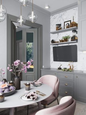New Feminine Style, Both Pretty and Edgy Interior Design Ideas