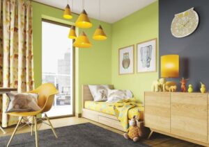 Yellow Color Schemes, 55 Modern Kids Room Design Ideas