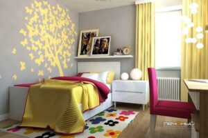 Yellow Color Schemes, 55 Modern Kids Room Design Ideas