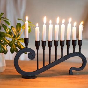 55 Modern Menorah Designs, Original Winter Holiday Decorations