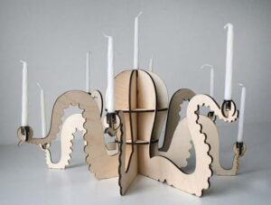 55 Modern Menorah Designs, Original Winter Holiday Decorations