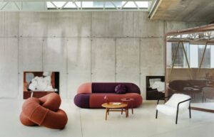 Modern Living Room Furniture, Colorful and Playful Link and Loop Collection