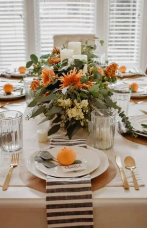Modern Thanksgiving Table Decoration, 25 Inspiring Fall Table Setting Ideas