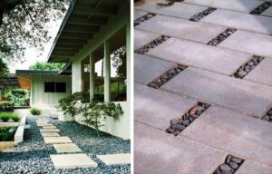 55 Pebble Walkways and Patio Ideas, Beautiful Yard Landscaping with Stones