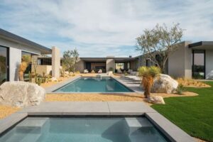 55 Modernist Landscaping Ideas, Geometry in Contemporary Yard Landscaping