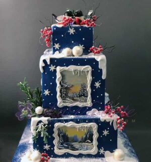 Fabulous Cake Decoration Ideas for Winter Events, 55 Creative Design Ideas
