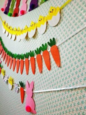 Easter Decorations, Handmade Garlands, 50 Festive Easter Ideas