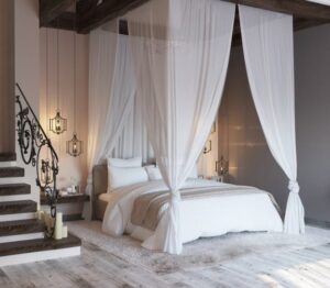 Four Post Beds Bring Castle Luxury into Modern Bedroom Designs