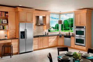 Ergonomic Fridge Placement and Kitchen Remodel Ideas, 55 Modern Kitchen ...