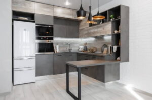 Ergonomic Fridge Placement and Kitchen Remodel Ideas, 55 Modern Kitchen ...