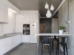 Ergonomic Fridge Placement and Kitchen Remodel Ideas, 55 Modern Kitchen ...