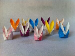 Easter Crafts and Unique Gifts, How to Fold Origami Bunnies