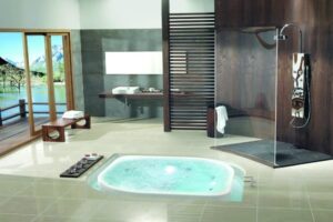 50 Inspirational Bathroom Design Ideas, Tranquil Sunken Bathtubs