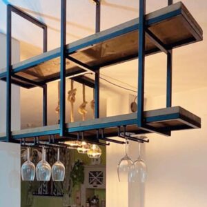 How to Add Vertical Storage Space, Under the Ceiling Shelves