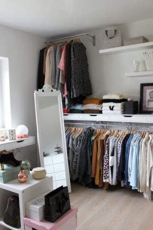 Open Storage Solutions, No Closet Storage Ideas