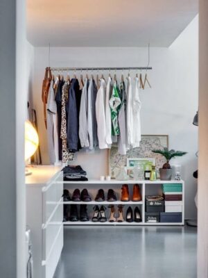 Open Storage Solutions, No Closet Storage Ideas