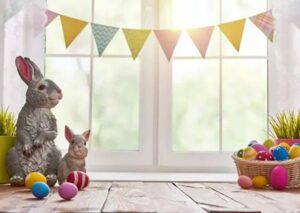 55 Easter Ideas for Window Decorating, Colorful Spring Crafts, DIY ...