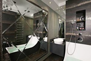 Mirrored Tile Designs, Modern Kitchen and Bathroom Tiles