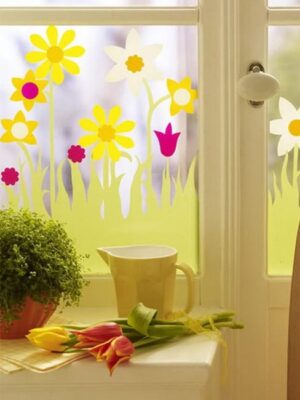 55 Easter Ideas for Window Decorating, Colorful Spring Crafts, DIY ...