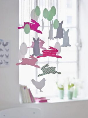 55 Easter Ideas for Window Decorating, Colorful Spring Crafts, DIY ...