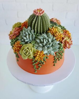 Desert Inspired Cake Decoration Ideas, Beautiful Edible Cacti Designs