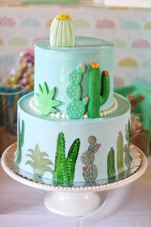 Desert Inspired Cake Decoration Ideas, Beautiful Edible Cacti Designs