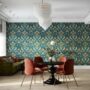 Green Wallpaper Designs Creating Beautiful Walls in Modern Interiors