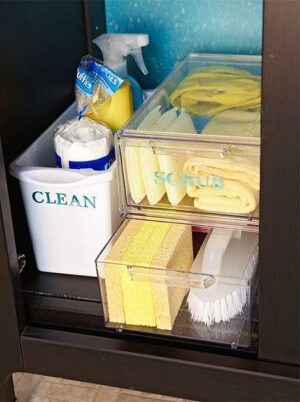 How to Store Cleaning Items, 35 Space Saving Ideas for Kitchen Organization