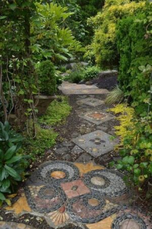 Affordable Walkway Materials and Beautiful Garden Path Design Ideas
