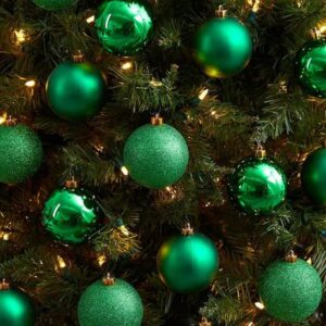 Green Christmas Colors, 50 Trendy Holiday Trees and Home Decorating Ideas