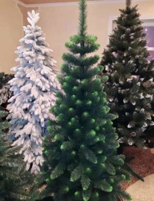 All Green Christmas Tree Decorating, Symbolic and Modern Christmas Ideas