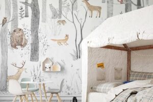 Beautiful Wallpapers for Kids Rooms, Modern Wall Design Trends 2024