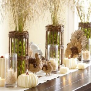 55 Festive Fall Centerpiece Ideas, Individual and Center Table Decorations