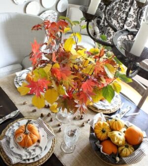 55 Festive Fall Centerpiece Ideas, Individual and Center Table Decorations