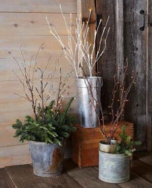 Decorative Branches Bring Life to Fall Rooms, 50 Ideas to Add Seasonal ...
