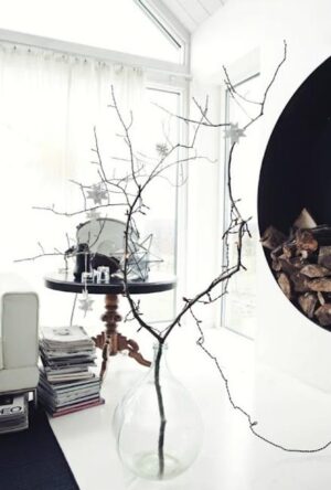 Decorative Branches Bring Life to Fall Rooms, 50 Ideas to Add Seasonal ...