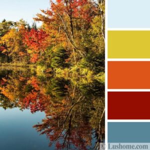 50 Fall Decorating Color Schemes to Reflect Seasonal Vibes, Warm Color ...