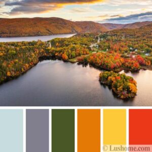 50 Fall Decorating Color Schemes to Reflect Seasonal Vibes, Warm Color ...