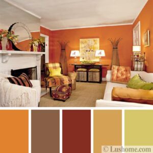 Warm Interior Decorating Ideas, Fall Color Schemes Inspired by Natural ...