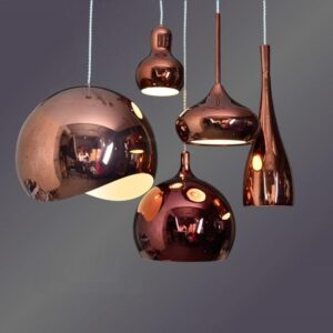 Unique Lighting Ideas, Striking and Warm Copper Lighting Fixtures