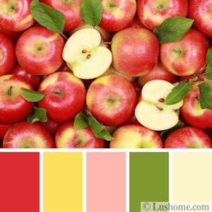 Harvest Color Palette Inspired by Fall Leaves, Autumn Flowers, Seasonal ...