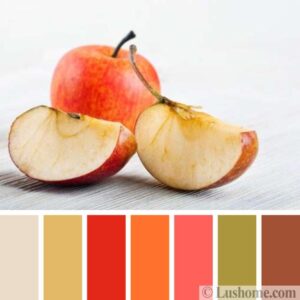 Harvest Color Palette Inspired by Fall Leaves, Autumn Flowers, Seasonal ...