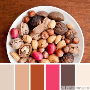 Harvest Color Palette Inspired by Fall Leaves, Autumn Flowers, Seasonal ...