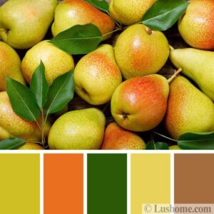 Harvest Color Palette Inspired by Fall Leaves, Autumn Flowers, Seasonal ...