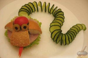 50 Creative Food Decoration Ideas, Snake Inspired Edible Decorations ...