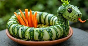 50 Creative Food Decoration Ideas, Snake Inspired Edible Decorations ...